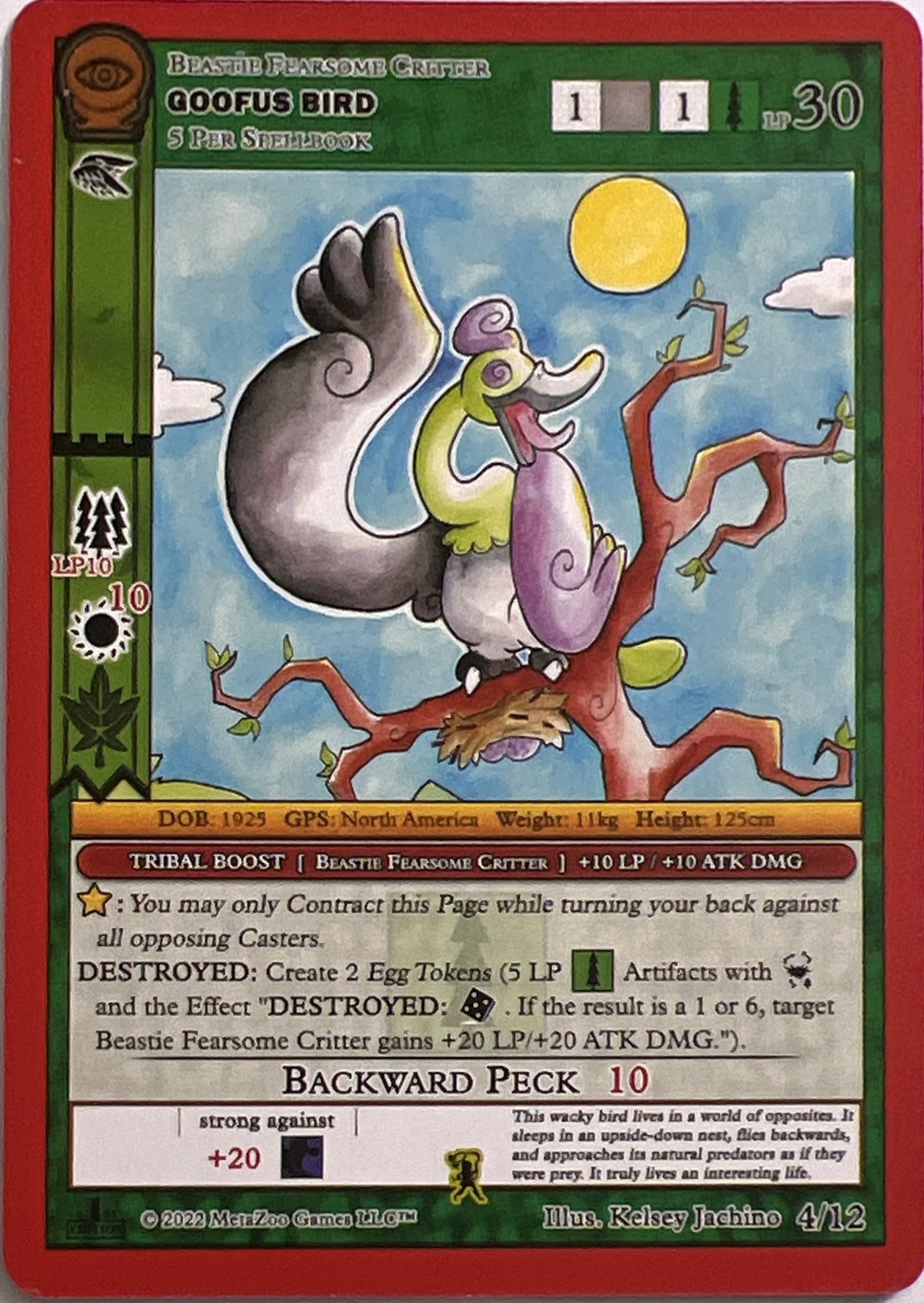 Goofus Bird - Seance: First Edition Release Event Deck - MetaZoo