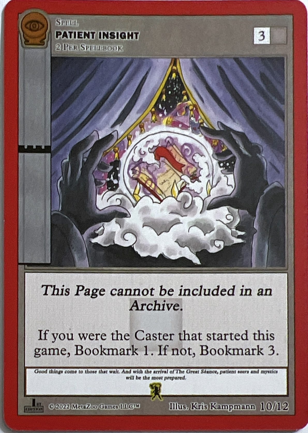 Patient Insight (Sally Ann Thunder Ann Whirlwind) - Seance: First ...