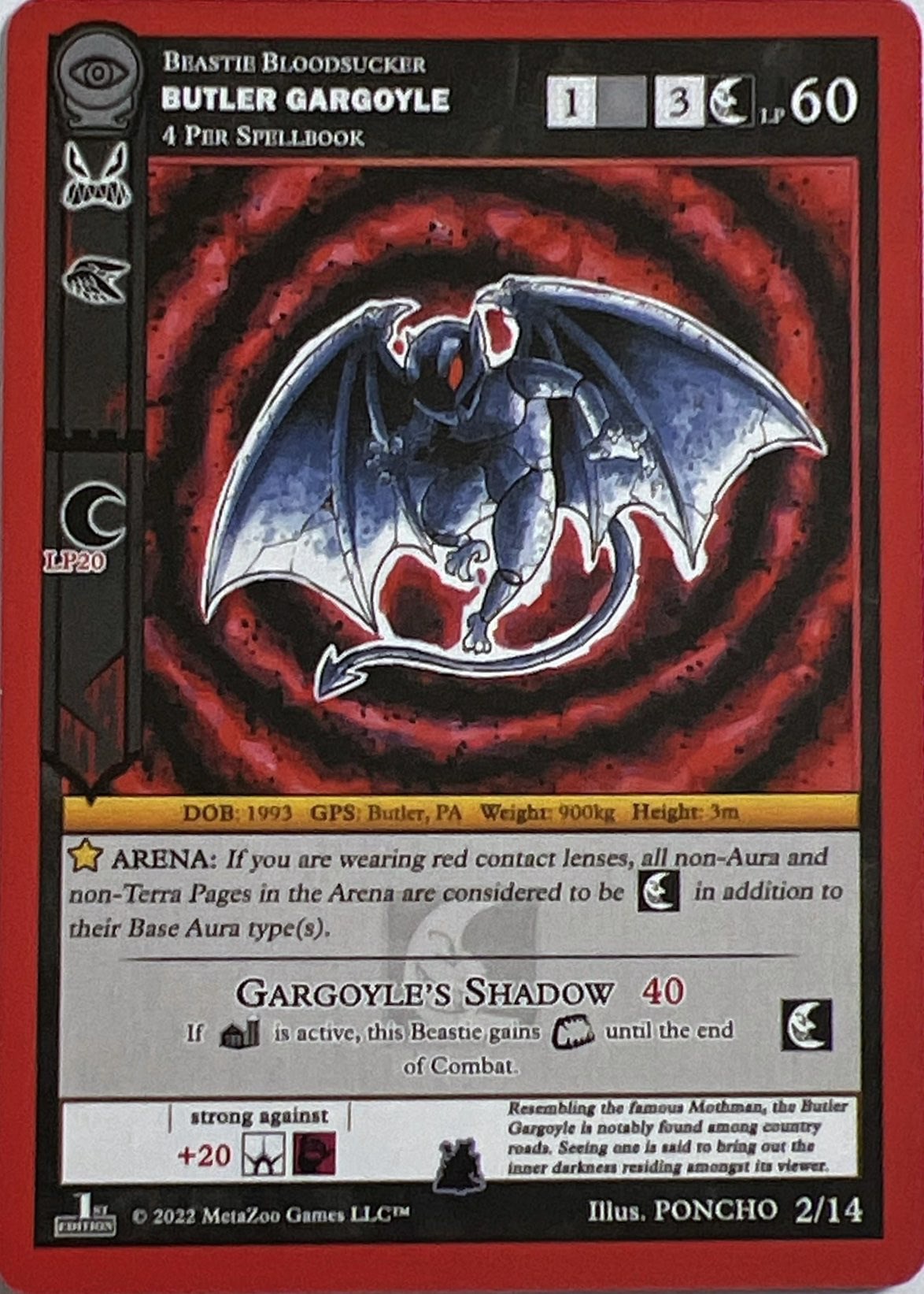 Butler Gargoyle - Seance: First Edition Release Event Deck - MetaZoo
