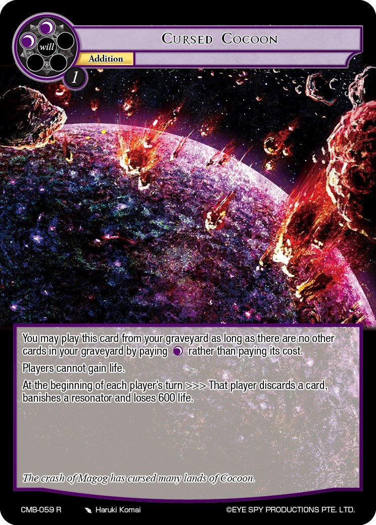 Cursed Cocoon - Crimson Moon's Battleground - Force of Will