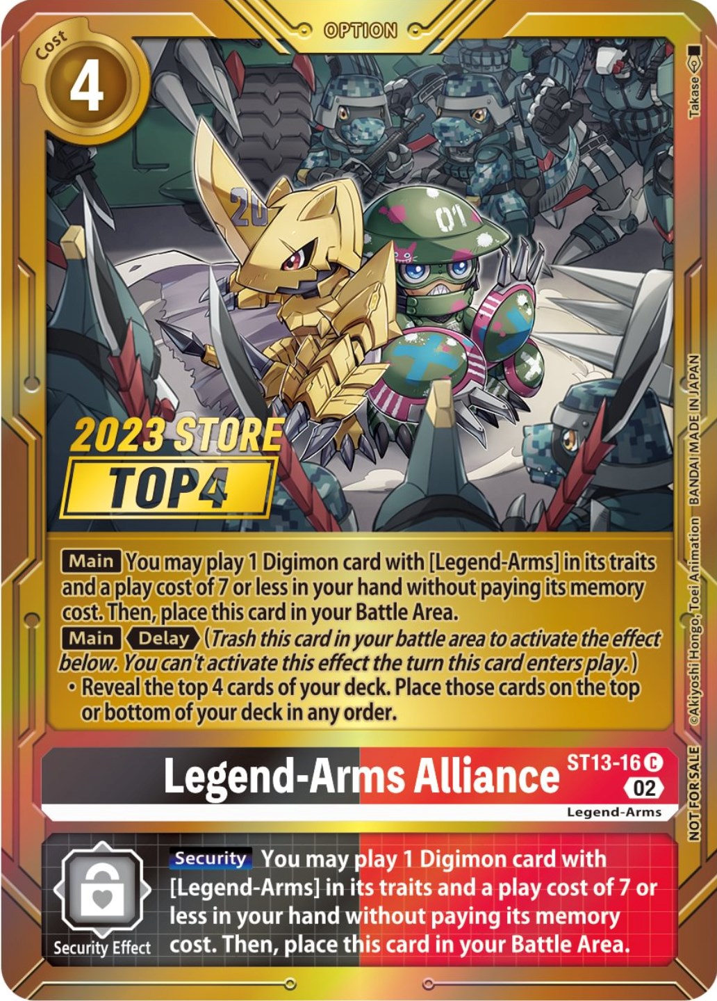 Legend-Arms Alliance (2023 Store Top 4) - Starter Deck 13 ...
