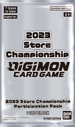 2023 Store Championship Participant Pack - Digimon Promotion Cards ...