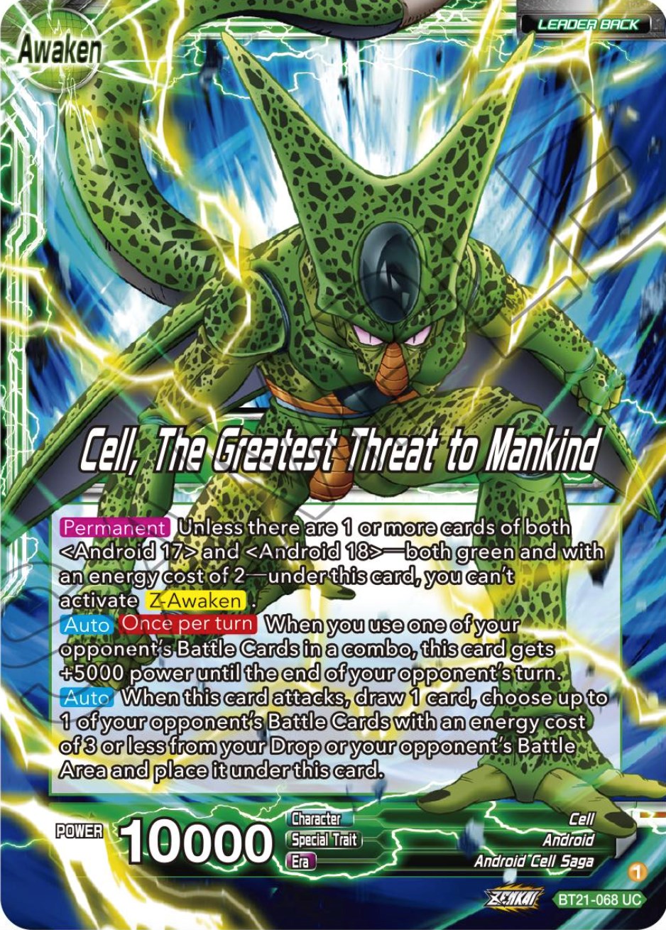 Cell // Cell, The Greatest Threat to Mankind - Wild Resurgence - Dragon ...