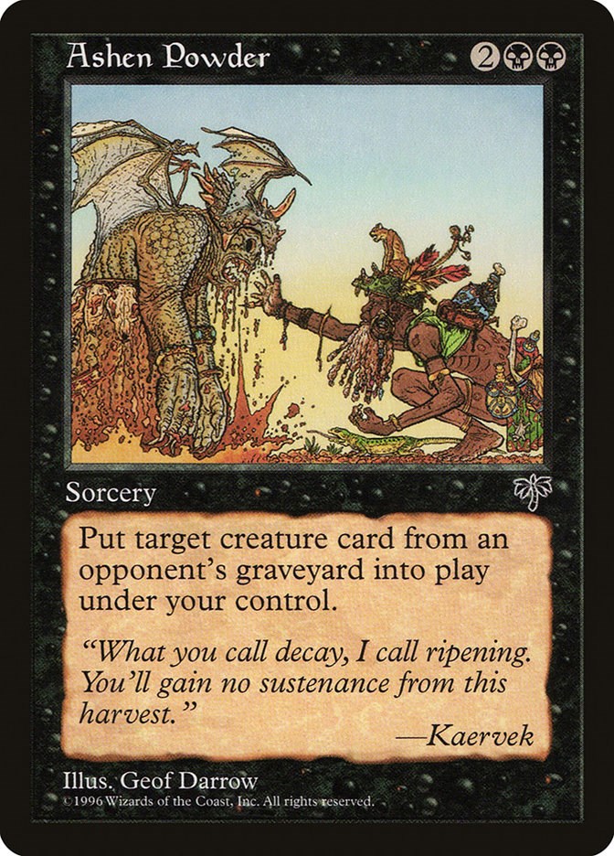 Ashen Powder - Mirage - Magic: The Gathering