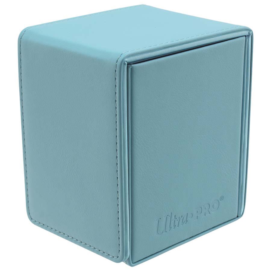 Vivid Alcove Flip Deck Box - Light Blue - Ultra Pro Deck Boxes - Deck Boxes