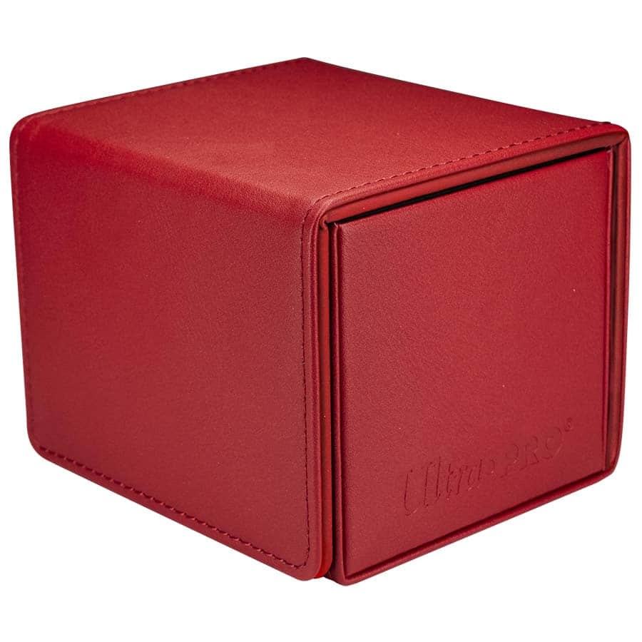Vivid Alcove Edge Deck Box - Red - Ultra Pro Deck Boxes - Deck Boxes