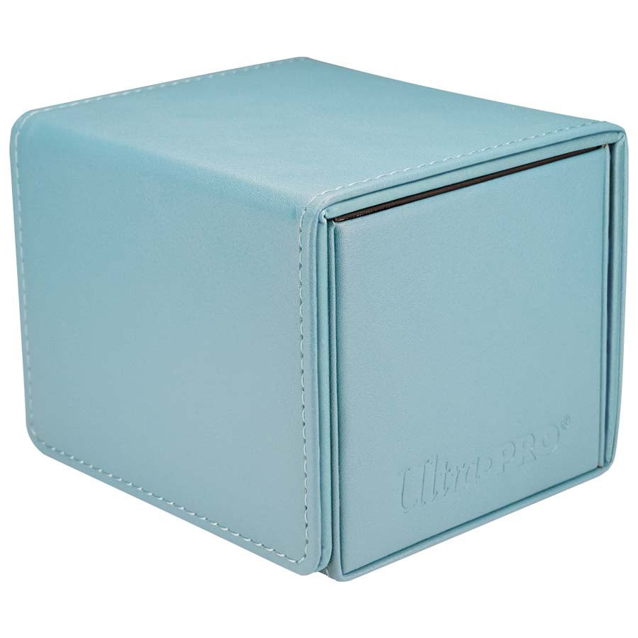 Vivid Alcove Edge Deck Box - Light Blue - Ultra Pro Deck Boxes - Deck Boxes