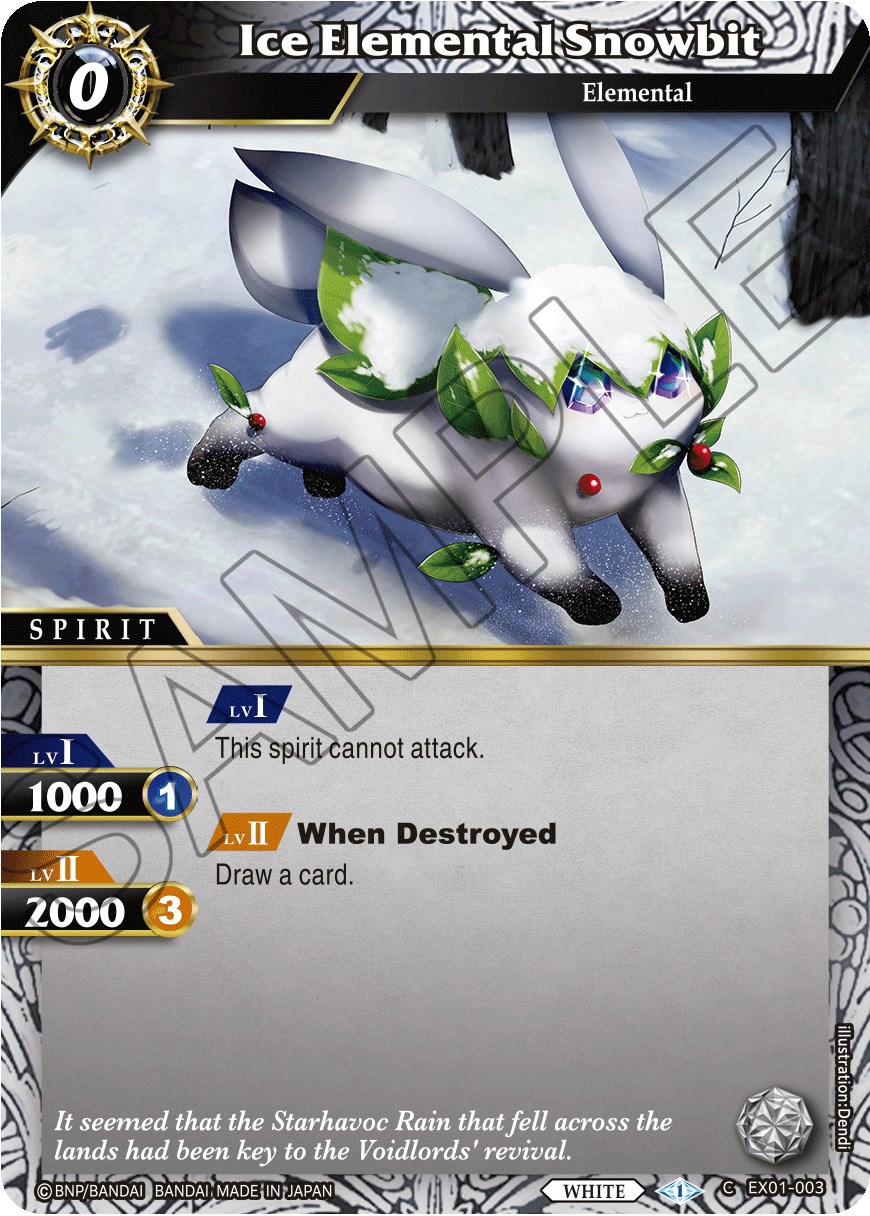Ice Elemental Snowbit - Expansion Set 01: Elemental Spark - Battle ...