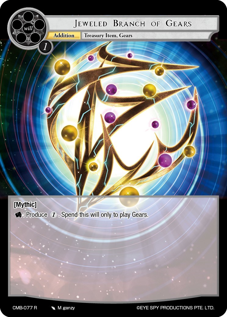 Jeweled Branch of Gears - Crimson Moon's Battleground - Force of Will