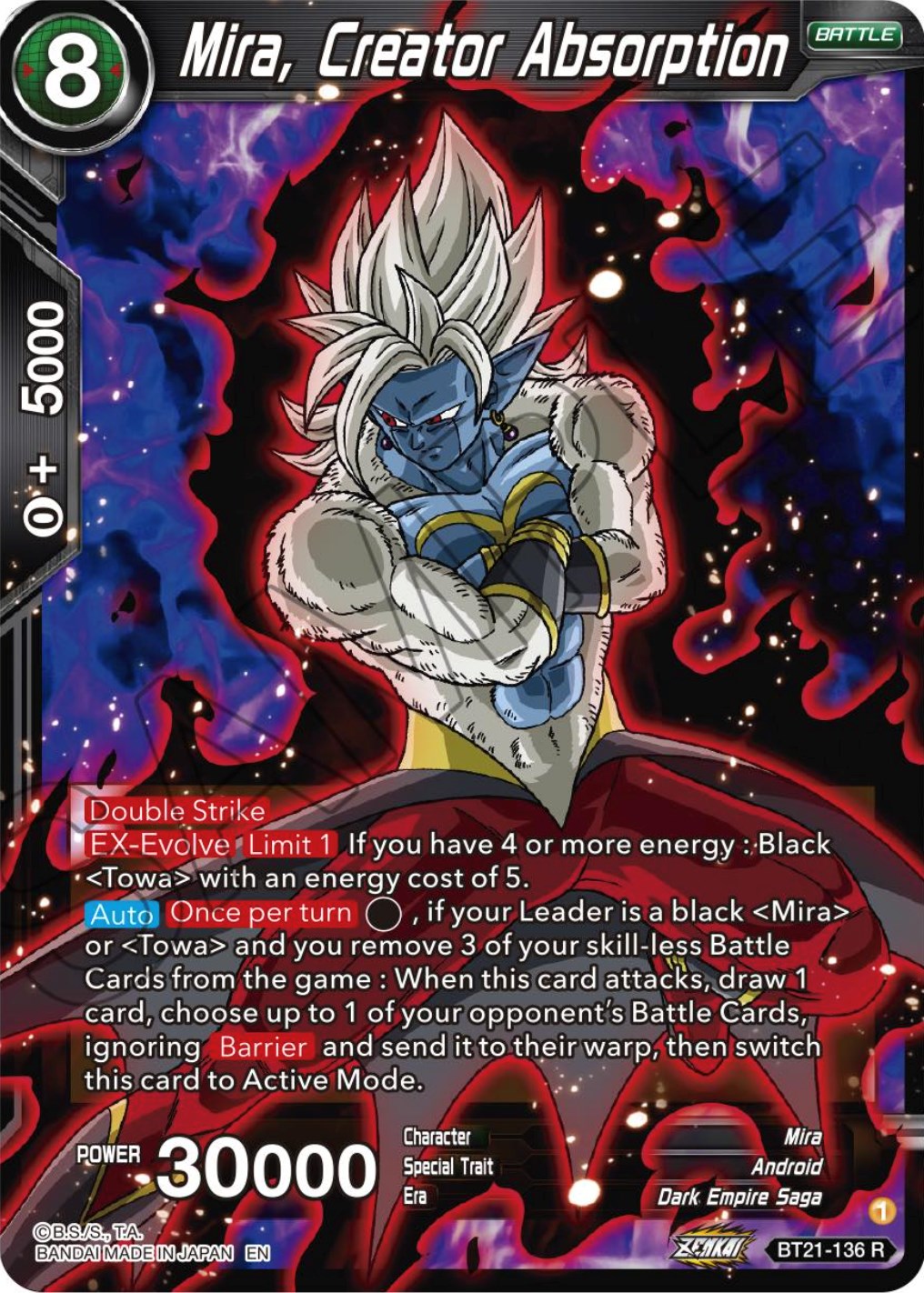 Mira, Creator Absorption - Wild Resurgence - Dragon Ball Super: Masters Mira, Creator Absorption - Wild Resurgence - Dragon Ball Super: Masters