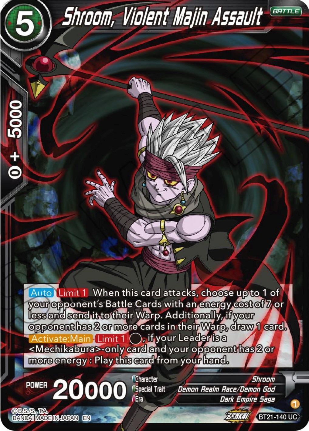 Shroom, Violent Majin Assault - Wild Resurgence - Dragon Ball Super ...