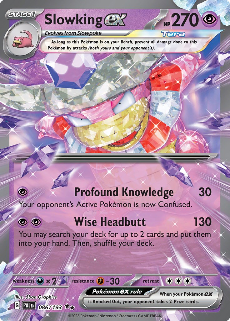 Slowking ex - 086/193 - SV02: Paldea Evolved - Pokemon
