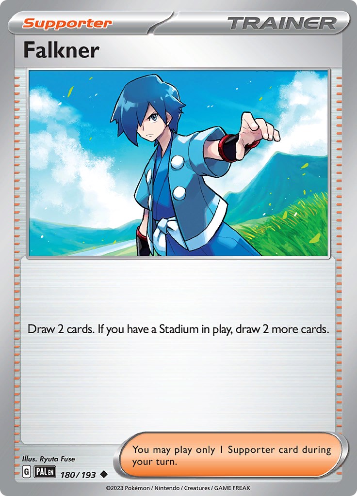 Falkner - 180/193 - SV02: Paldea Evolved - Pokemon