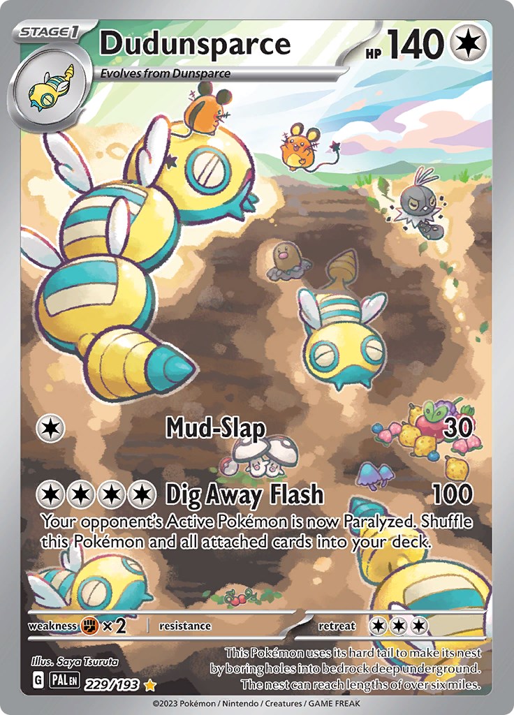Dudunsparce - 229/193 - SV02: Paldea Evolved - Pokemon