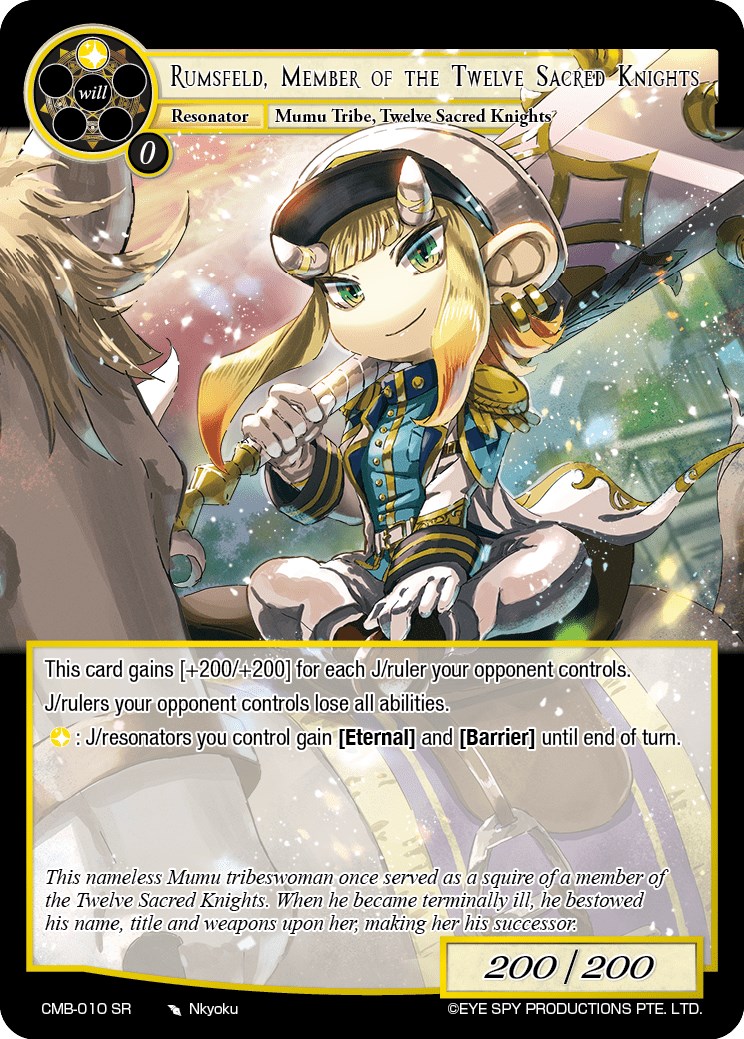 Rumsfeld, Member of the Twelve Sacred Knights - Crimson Moon's ...