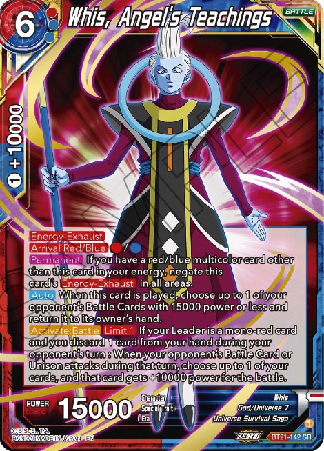 Whis, Angel's Teachings - Wild Resurgence - Dragon Ball Super CCG