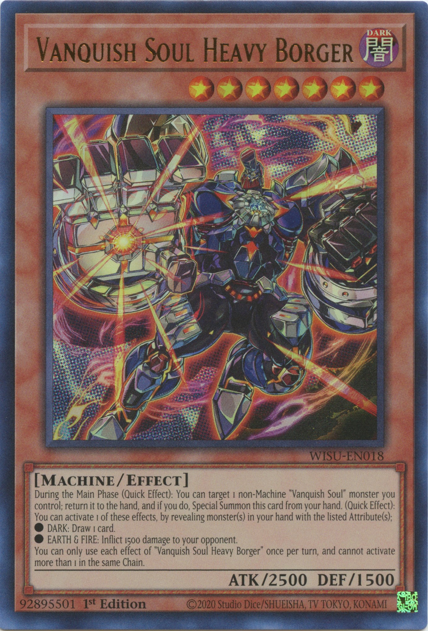Vanquish Soul Heavy Borger - Wild Survivors - YuGiOh