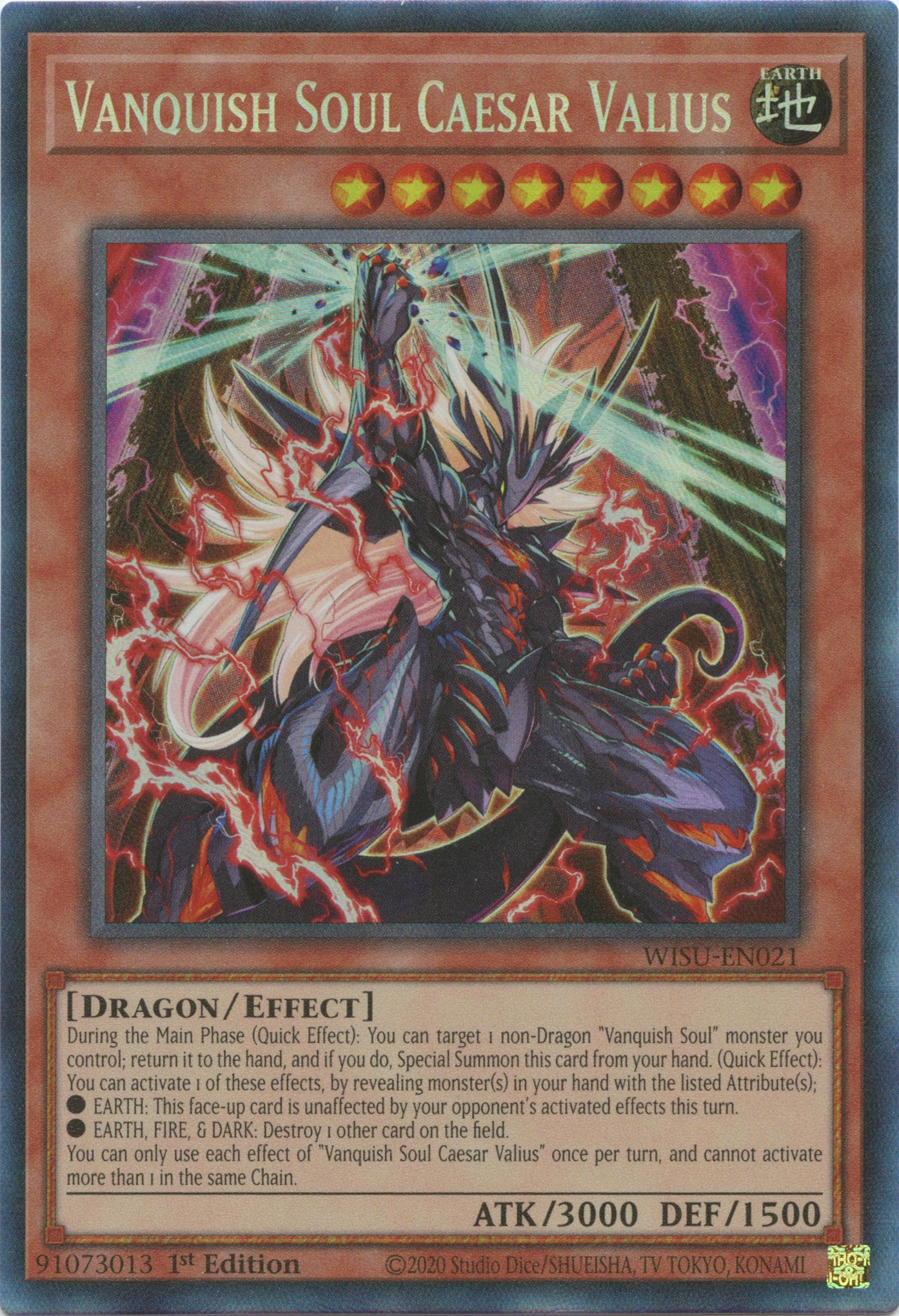 Vanquish Soul Caesar Valius (CR) - Wild Survivors - YuGiOh