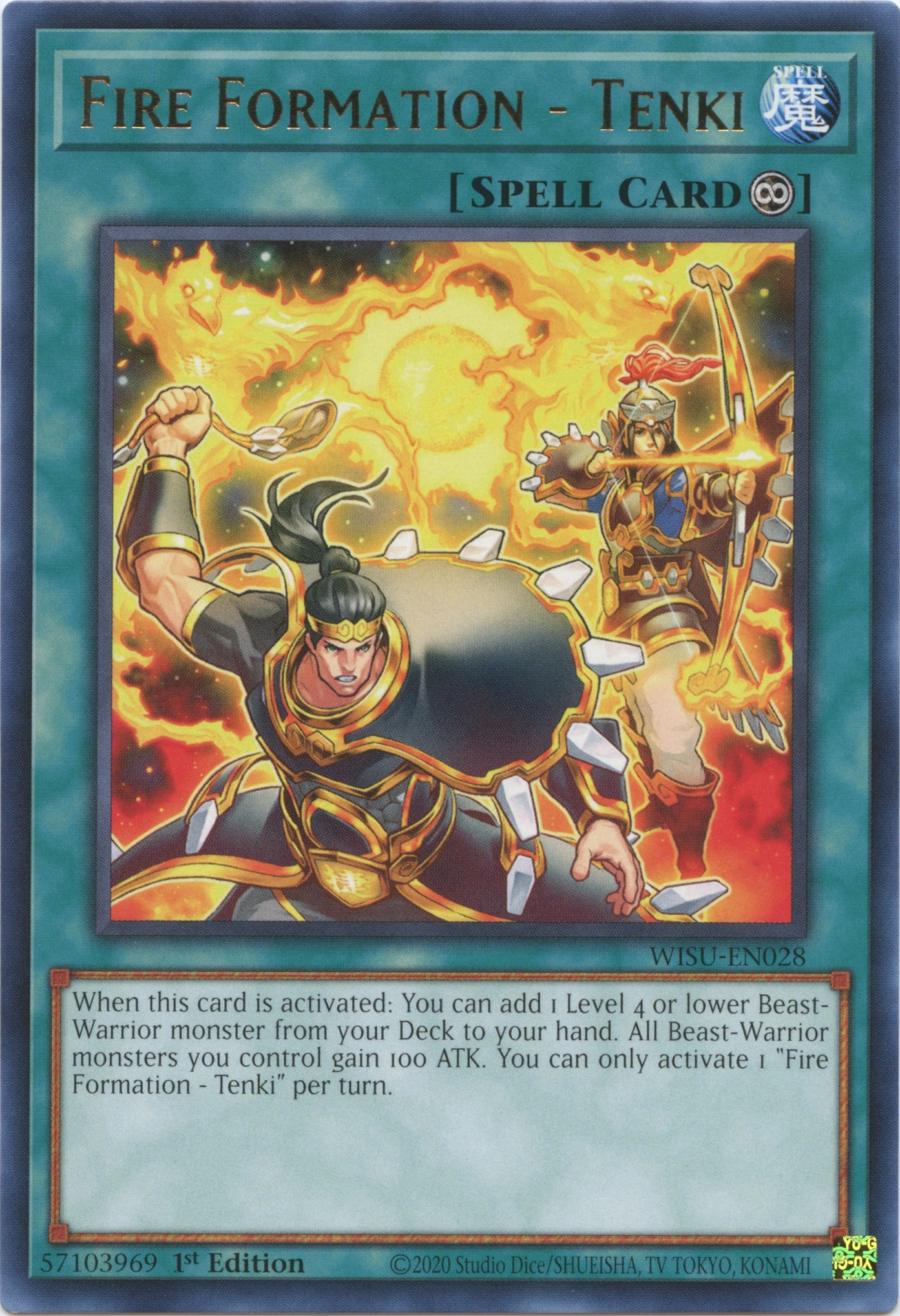Fire Formation - Tenki - Wild Survivors - YuGiOh