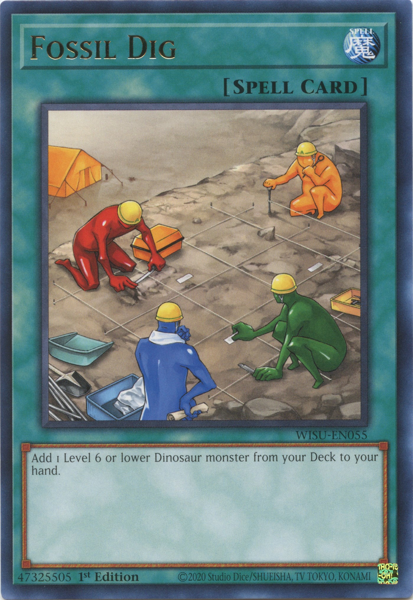 Fossil Dig - Wild Survivors - YuGiOh