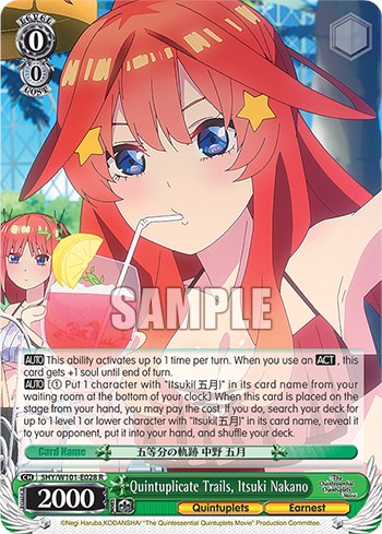 Quintuplicate Trails, Itsuki Nakano - The Quintessential Quintuplets ...