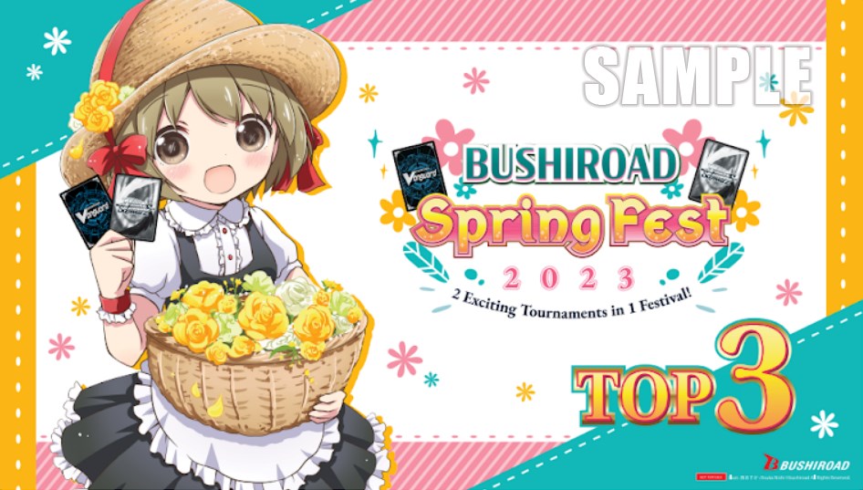Bushiroad Spring Fest 2023 Top 3 Playmat: Weiss Schwarz - Bushiroad ...