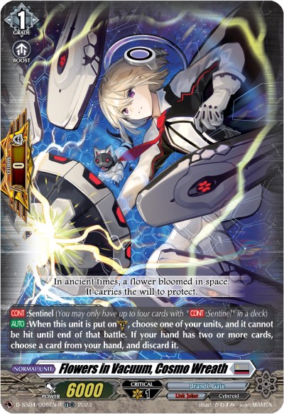 Flowers in Vacuum, Cosmo Wreath (TDR) - D-SS04: Stride Deckset - Messiah - Cardfight Vanguard