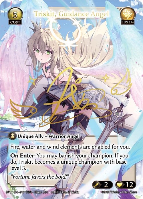 Triskit, Guidance Angel (CSR) - Supporter Pack 1 - Grand Archive TCG