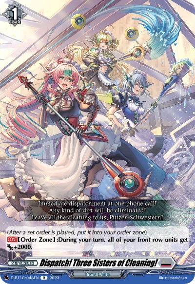 Dispatch! Three Sisters of Cleaning! - Dragon Masquerade - Cardfight ...