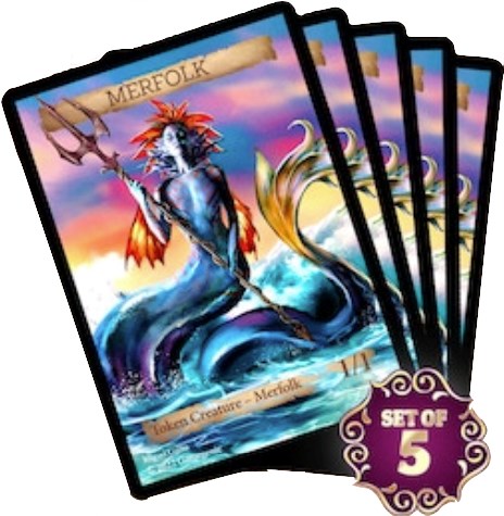 Tolarian Community College x GameGenic Merfolk Tokens (Set of 5 ...