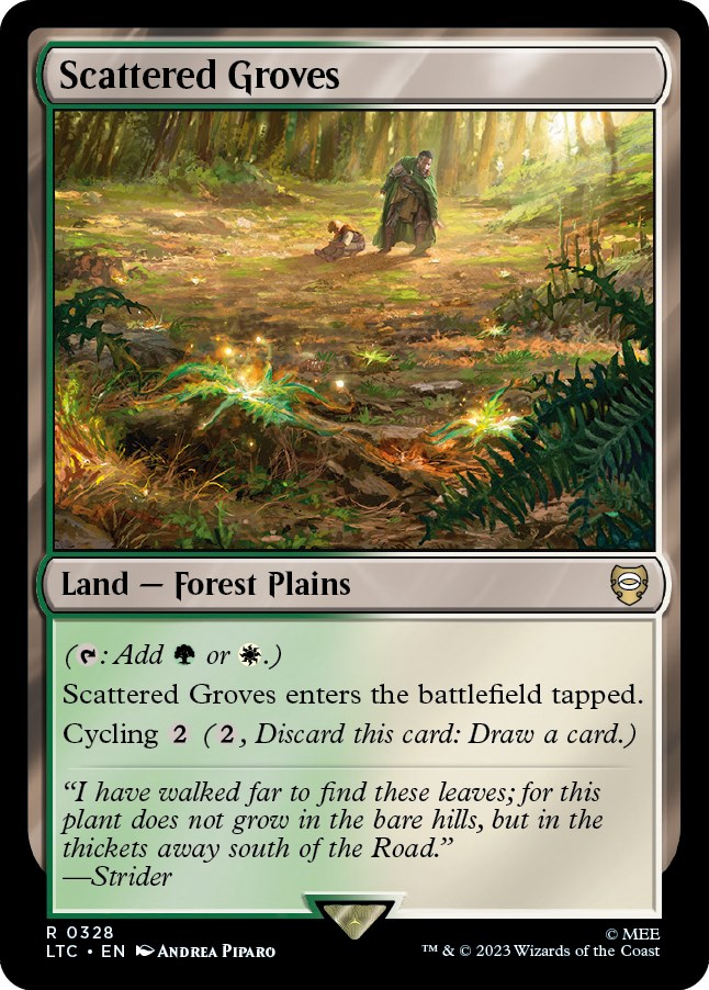 Scattered Groves - Commander: The Lord of the Rings: Tales of Middle ...
