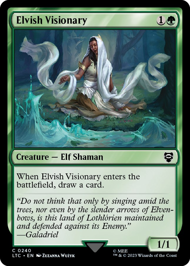 Elvish Visionary - Commander: The Lord of the Rings: Tales of Middle ...