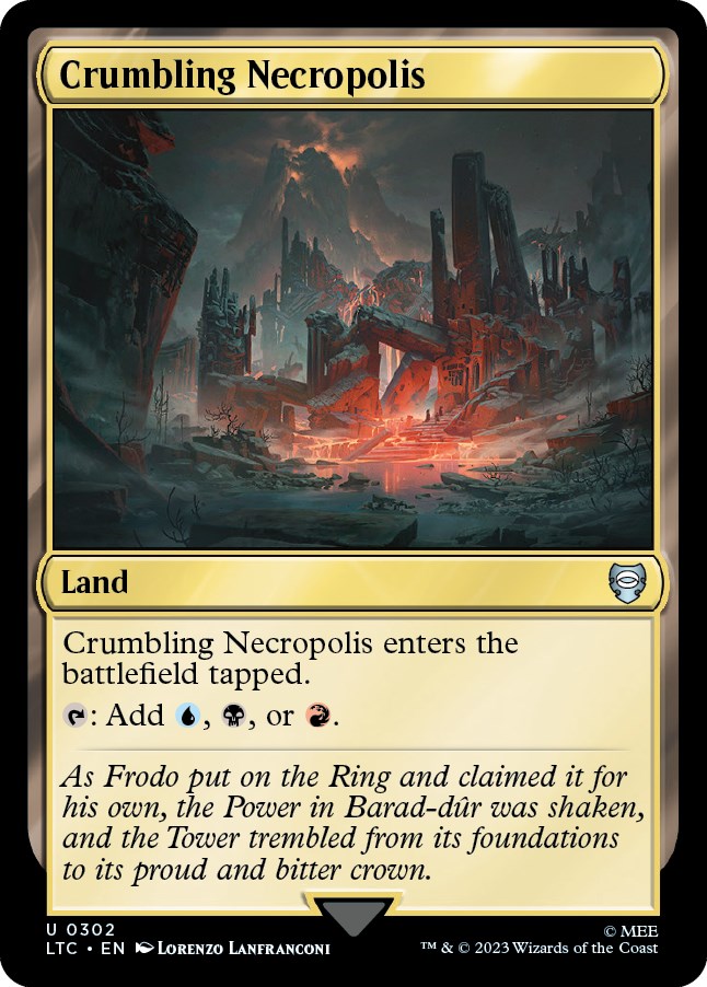 Crumbling Necropolis - Commander: The Lord of the Rings: Tales of ...