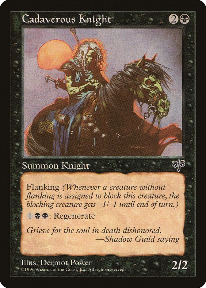 Cadaverous Knight - Mirage - Magic: The Gathering