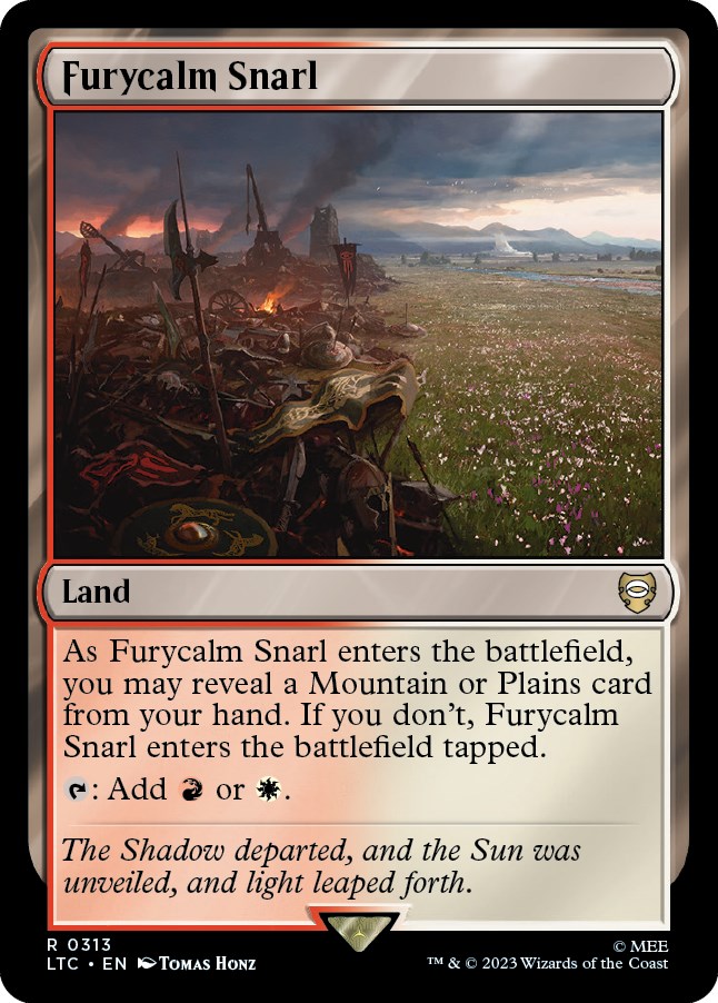 Furycalm Snarl - Commander: The Lord of the Rings: Tales of Middle ...