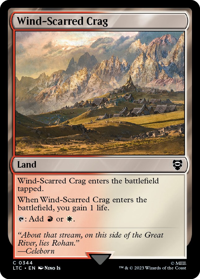 Wind-Scarred Crag - Commander: The Lord of the Rings: Tales of Middle ...