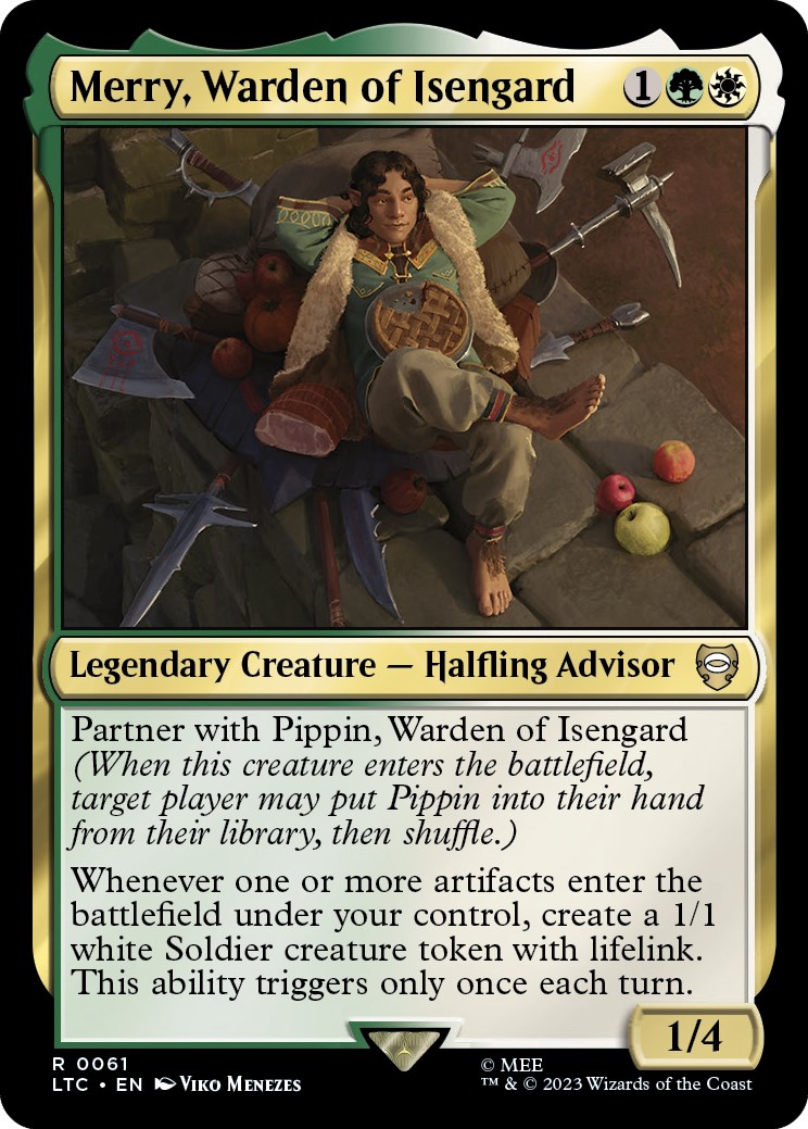 Merry, Warden of Isengard - Commander: The Lord of the Rings: Tales of ...