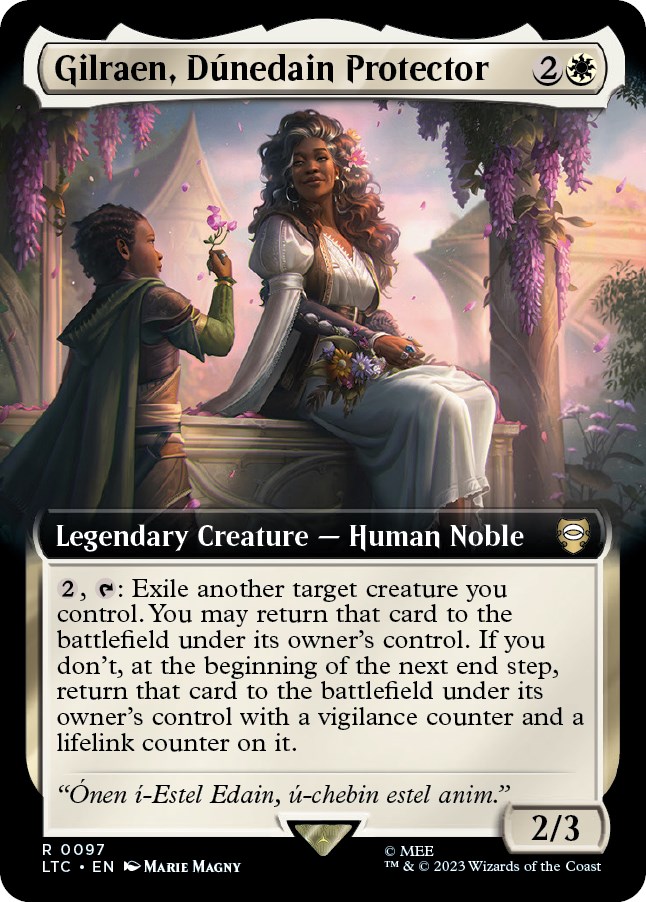 Gilraen, Dunedain Protector (Extended Art) - Commander: The Lord of the ...