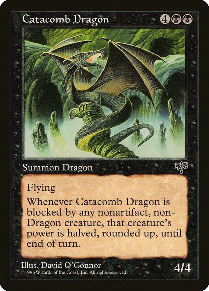 Catacomb Dragon - Mirage - Magic: The Gathering