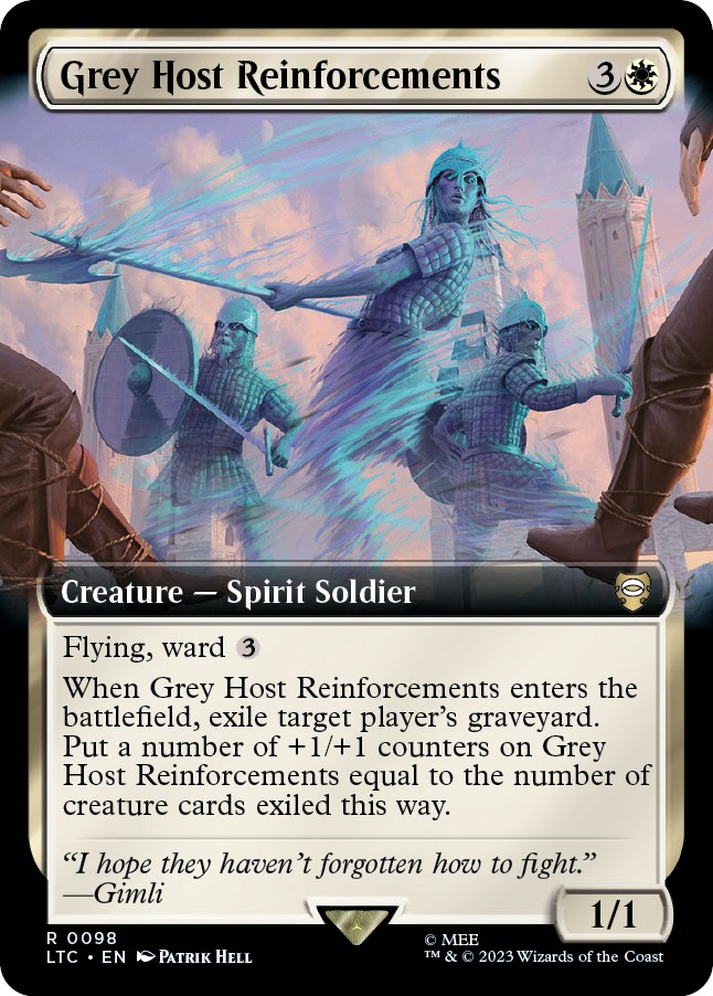 Grey Host Reinforcements (Extended Art) - Commander: The Lord of the ...