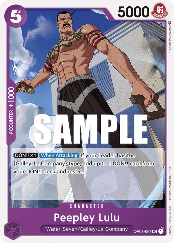 Peepley Lulu - Pillars of Strength - One Piece Card Game