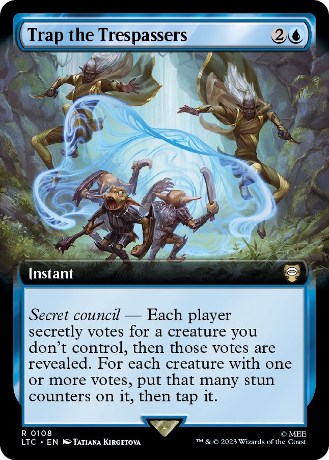 Trap the Trespassers (Extended Art) - Commander: The Lord of the Rings ...