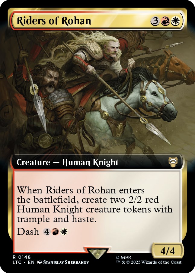 Riders of Rohan (Extended Art) - Commander: The Lord of the Rings ...