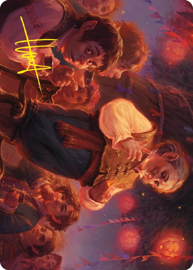 Bilbo, Retired Burglar Art Card (Gold-Stamped Signature) - Art Series ...