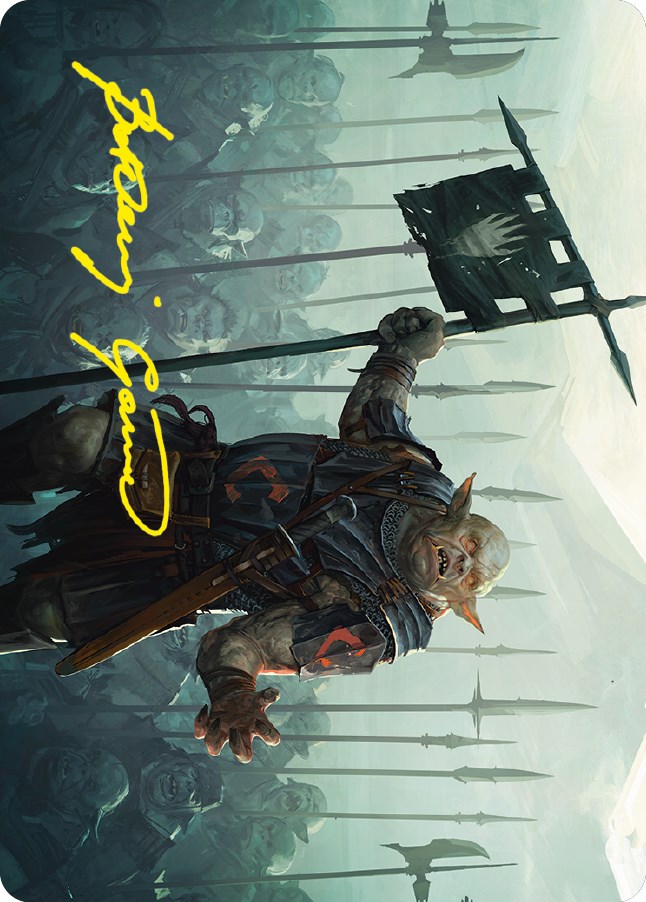 Ugluk of the White Hand Art Card (Gold-Stamped Signature) - Art Series ...