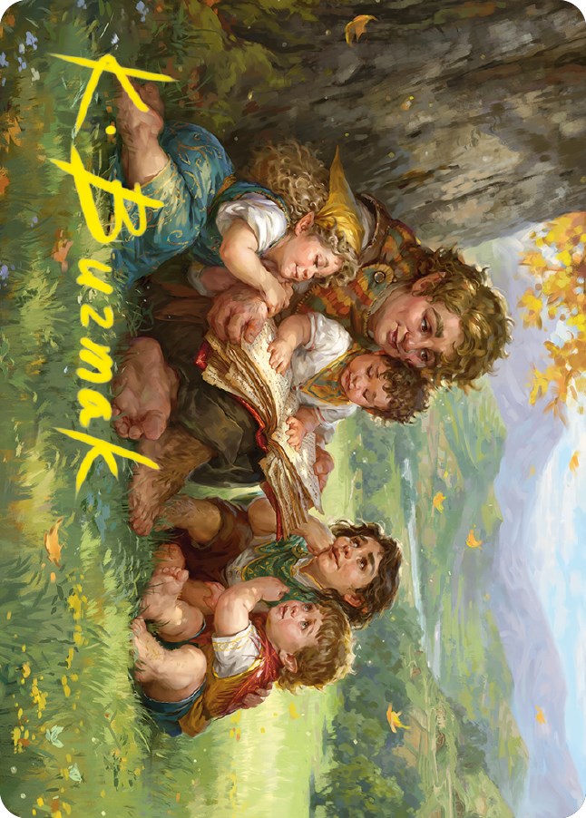 Samwise Gamgee Art Card (19/81) (Gold-Stamped Signature) - Art Series ...