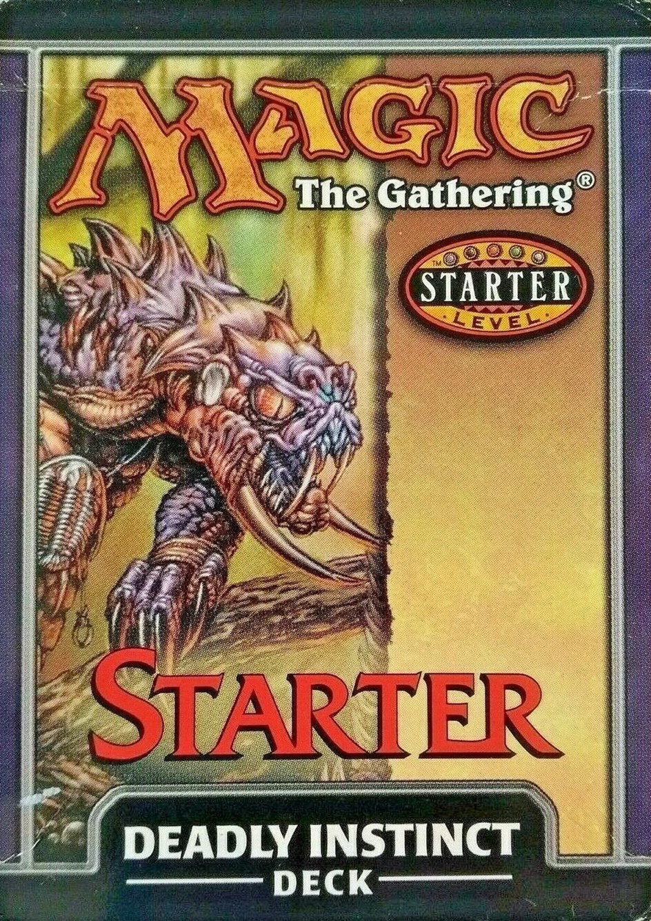 Starter 1999 Theme Deck - Deadly Instinct - Starter 1999 - Magic: The ...