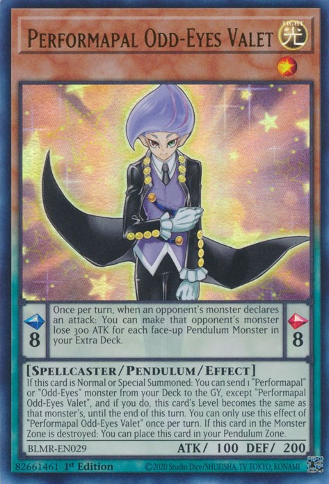 Performapal Odd-Eyes Valet - Battles of Legend: Monstrous Revenge - YuGiOh