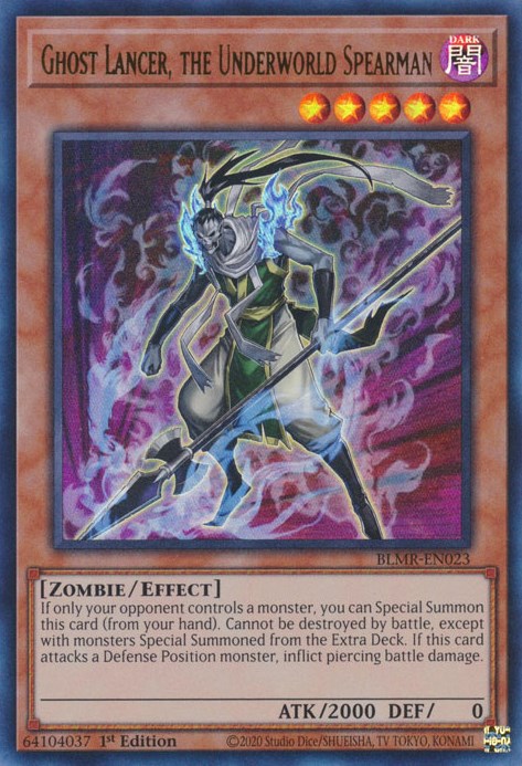 Ghost Lancer, the Underworld Spearman - Battles of Legend: Monstrous Revenge - YuGiOh