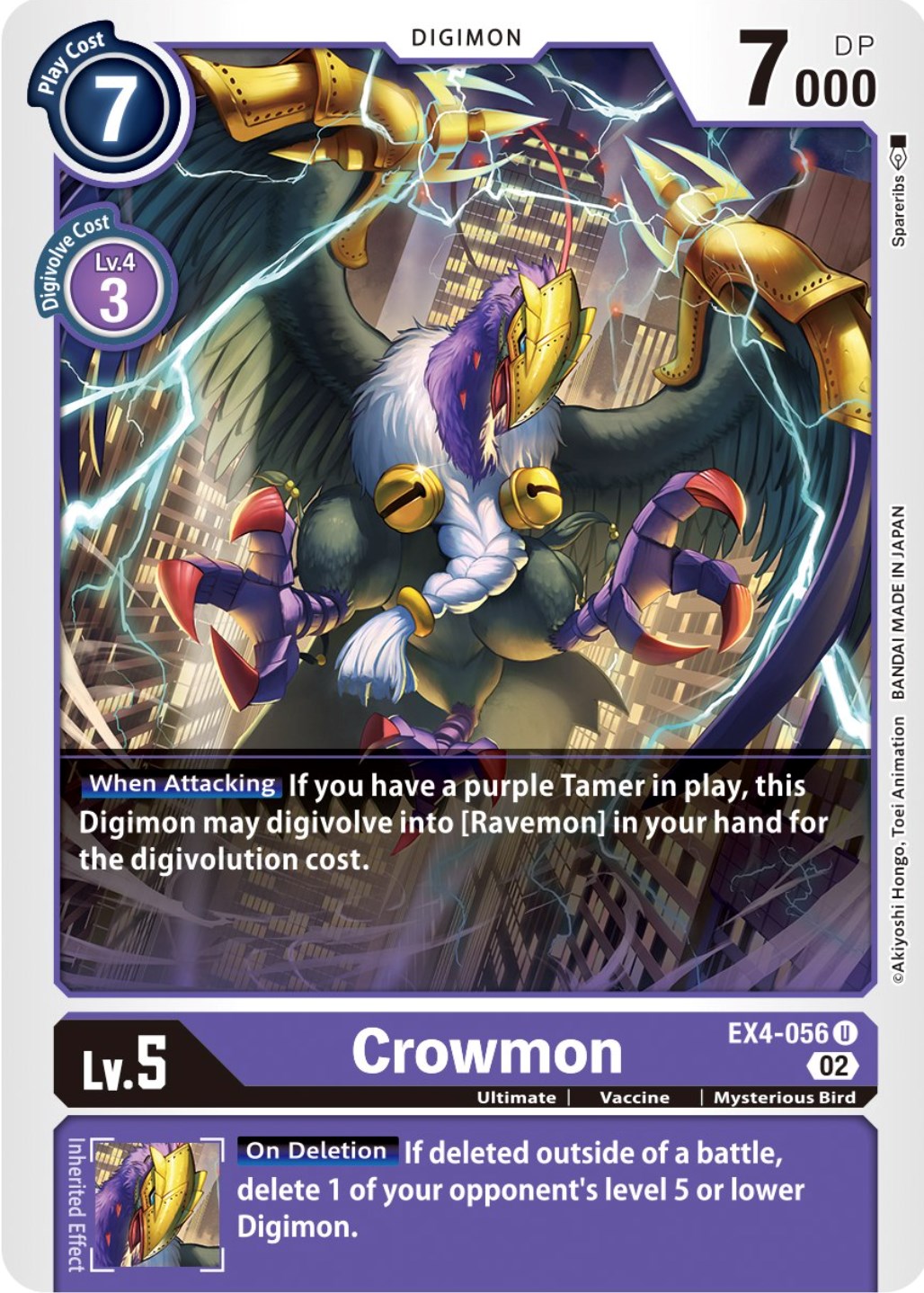 Crowmon - Alternative Being Booster - Digimon Card Game